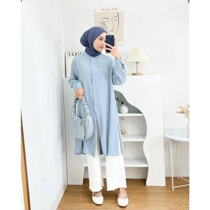 Simple dan Anti Ribet, 5 Model Tunik Polos Elegan Ini Jadi Primadona ...