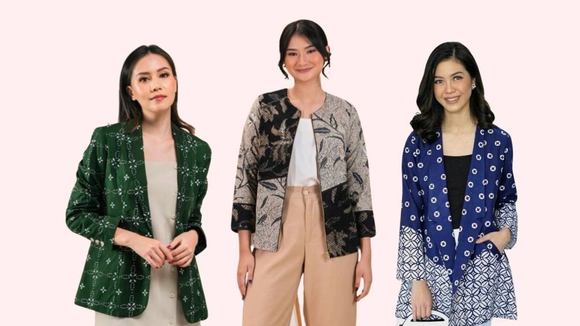 5 Model Blazer Batik Untuk Wanita Gemuk, Terlihat Ramping dan Semakin ...