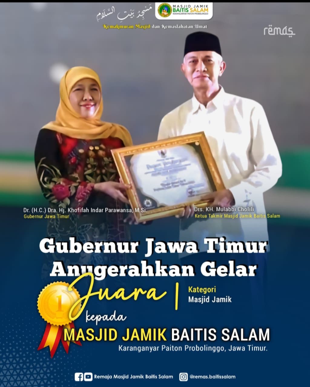Masjid Baitissalam di Probolinggo, Masjid yang Hadir dan Membela ...